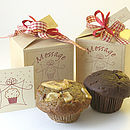 Double Message Muffins Giftbox By Message Muffins | notonthehighstreet.com