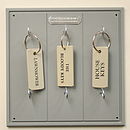 Painted Key Rack By Ella's Kitchen Company Ltd. | notonthehighstreet.com