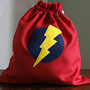 A Super Hero Drawstring Bag By Red Berry Apple | notonthehighstreet.com