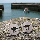 Silver Sea Bird Cufflinks By Hannah Louise Lamb | notonthehighstreet.com