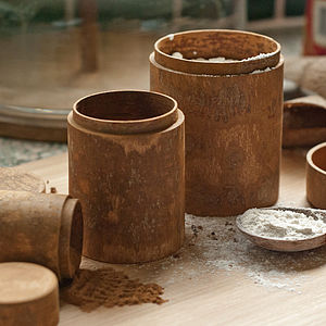 Wooden Cinnamon Bark Storage Box By Nom Living | notonthehighstreet.com