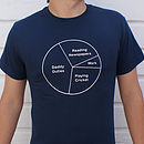 Men's Personalised Pie Chart T Shirt By Sparks And Daughters ...