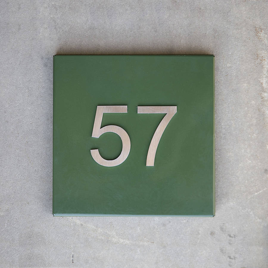 traditional house number plate by kelly contemporary ...