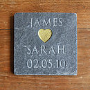Personalised Love Slate By Letterfest Engraving | notonthehighstreet.com