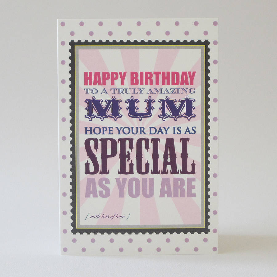 Mum s Birthday Card By Dimitria Jordan Notonthehighstreet Mum s Birthday Card By Dimitria Jordan Notonthehighstreet