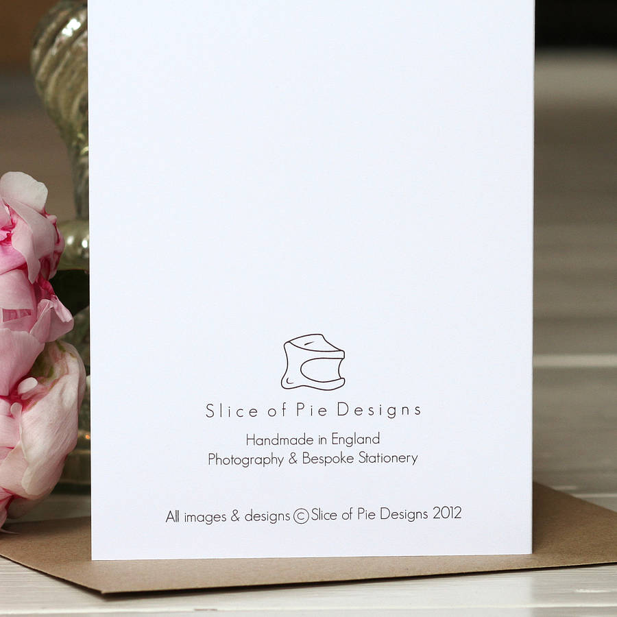 'stuff about love' wedding day card by slice of pie designs ...