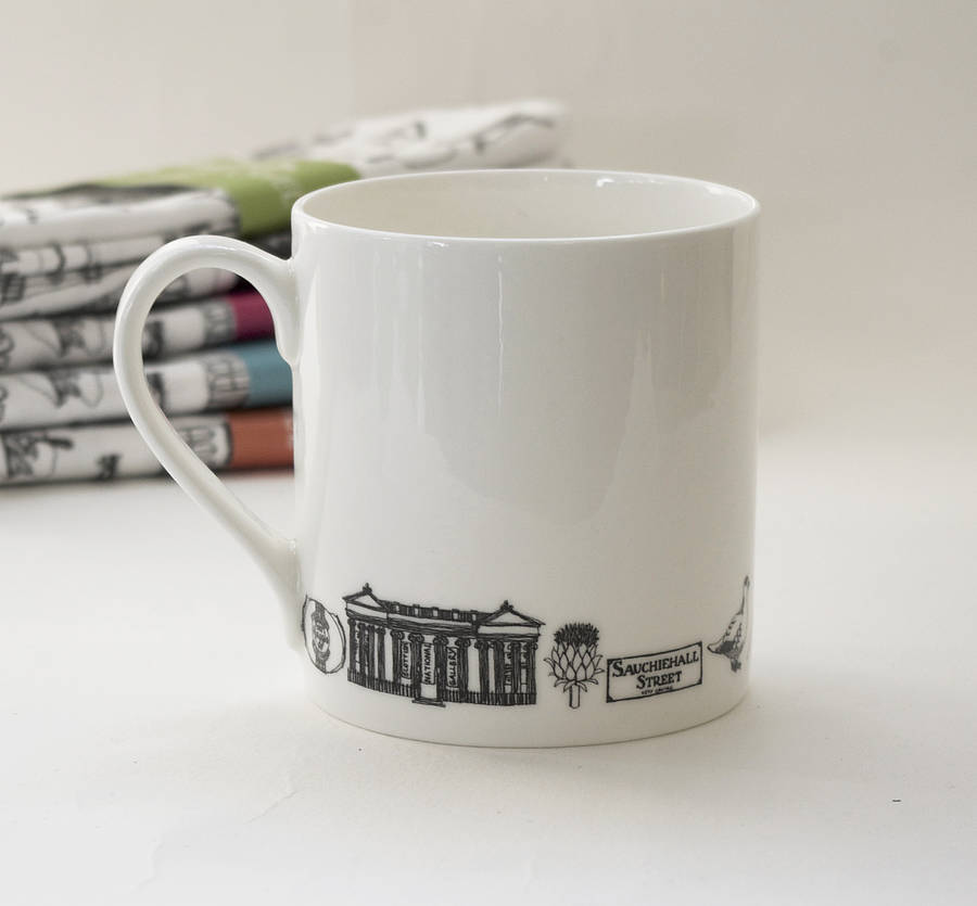 illustrated scotland mug by martha mitchell design | notonthehighstreet.com