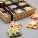 chocolate snowflakes and reindeers box by choc on choc ...