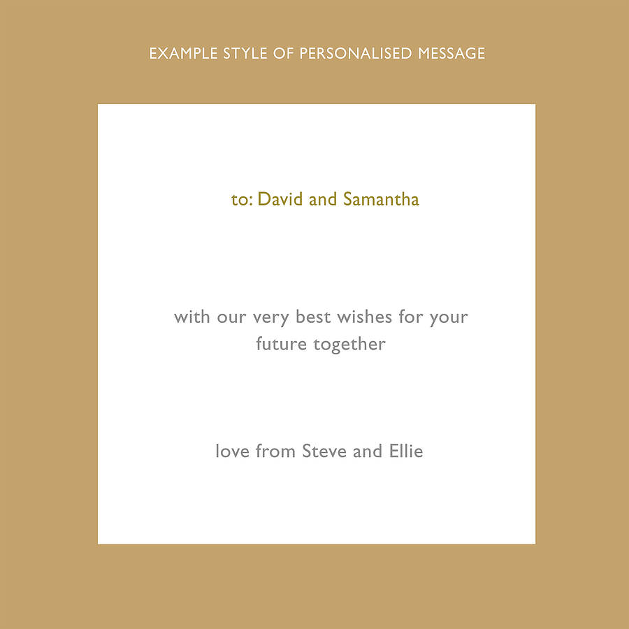 Personalised Wedding Card By Designed Notonthehighstreet Personalised Wedding Card By Designed Notonthehighstreet