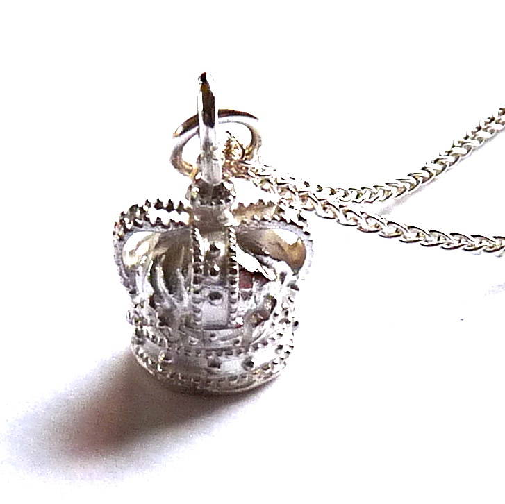 royal crown necklace by joy everley | notonthehighstreet.com