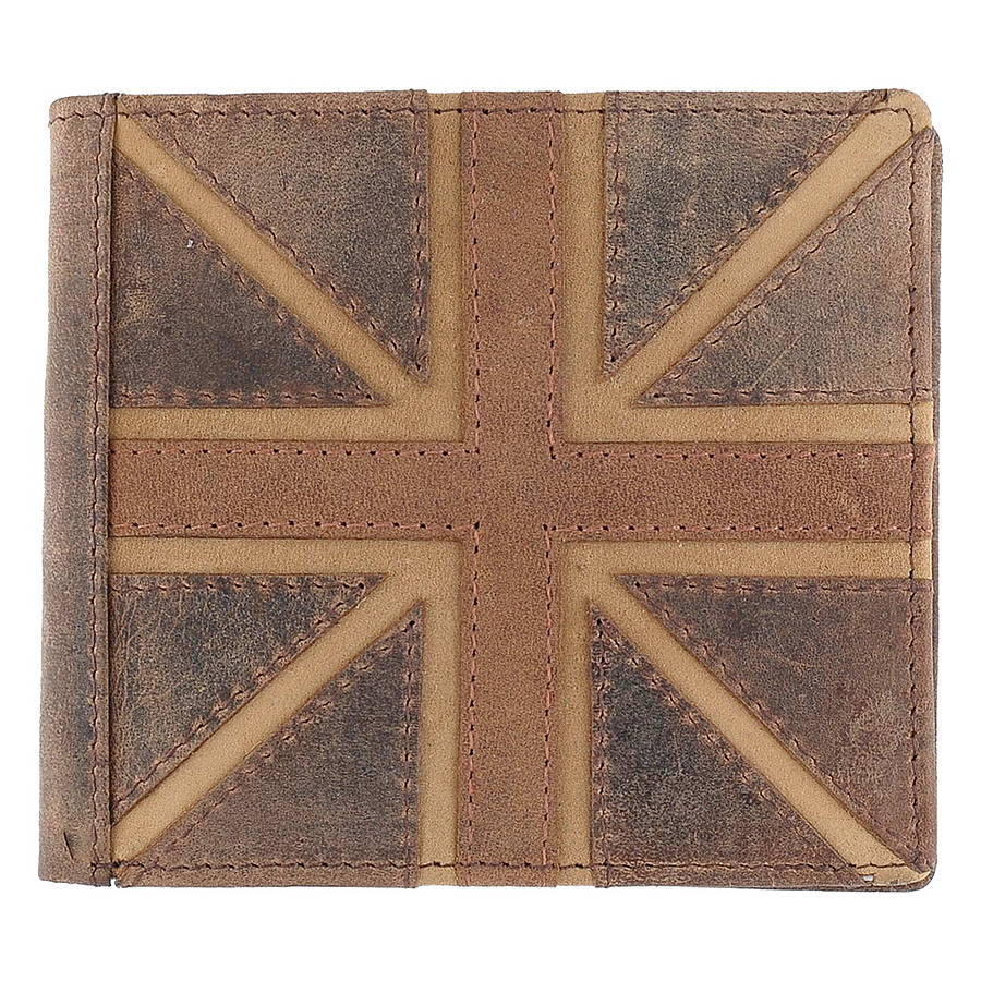 union jack leather wallet by me and my car | notonthehighstreet.com