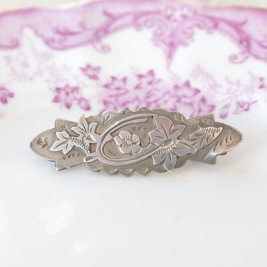 Silver Victorian Sweetheart Brooch By Magpie Living ...