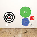 target vinyl wall stickers by oakdene designs | notonthehighstreet.com