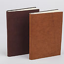leather notebook by life of riley | notonthehighstreet.com