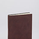 personalised leather lined notebook by life of riley ...