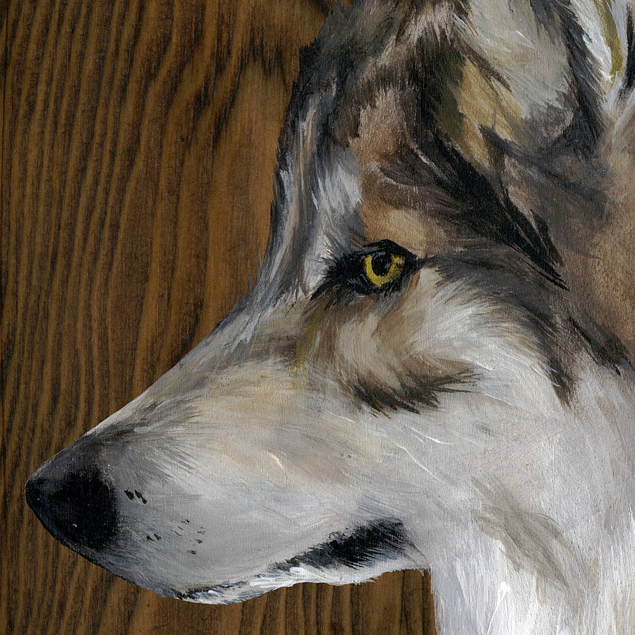 wolf print by katie & the wolf | notonthehighstreet.com