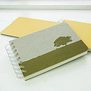 letterpress landscape notebook england by the art rooms ...