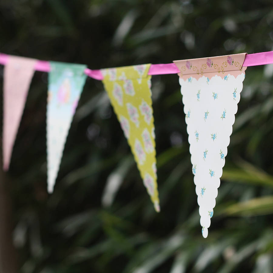 country garden floral bunting by the wedding of my dreams ...