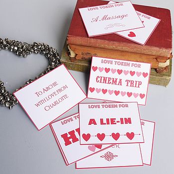 Love Token Cards By Daisyley Designs | notonthehighstreet.com