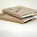Personalised Embroidered Linen Notebook By Handmade At Poshyarns ...