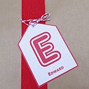 Personalised Initial Gift Tag By Daisyley Designs | notonthehighstreet.com