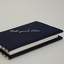 Personalised Men's Notebook By Handmade At Poshyarns ...