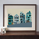 San Francisco Painted Ladies Print By Natalie Singh ...