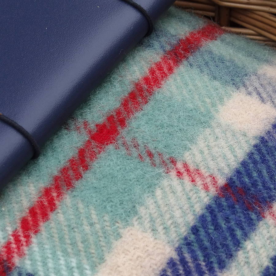 traditional tartan wool blanket by artbox | notonthehighstreet.com