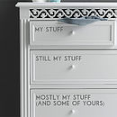 Personalised Drawer Label Stickers By Oakdene Designs ...