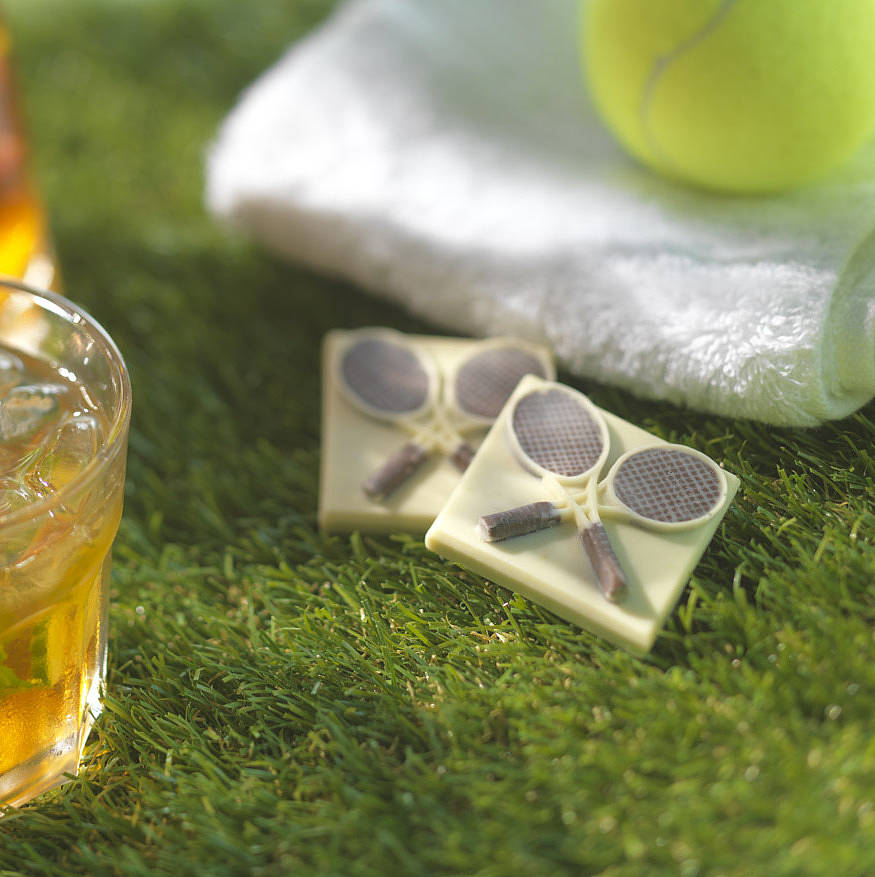 Chocolate Tennis Rackets By Choc On Choc | notonthehighstreet.com