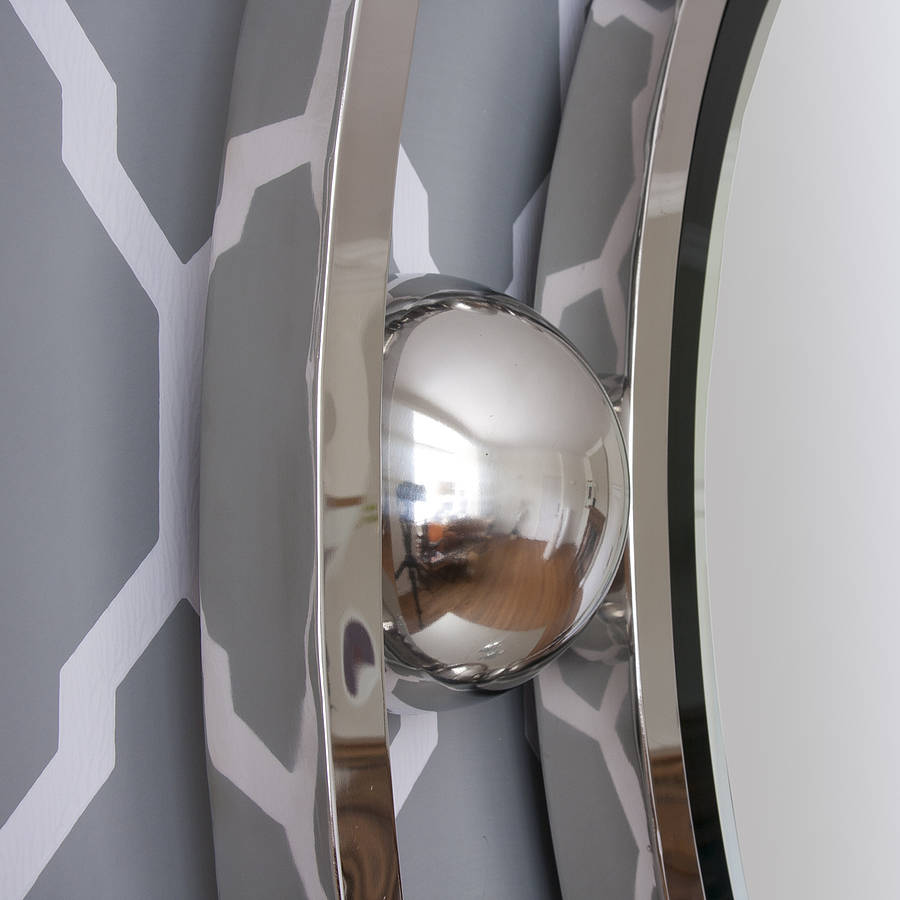 sale: was £680 now £588 terano chrome sphere mirror by decorative ...