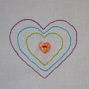 Personalised Embroidered Script Duvet Cover By B Line Bespoke ...