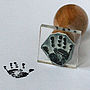 Personalised Miniature Handprint Stamp By Stomp Stamps ...