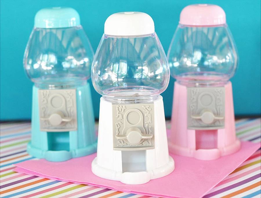Mini Gumball Machine Favours By Hope And Willow Notonthehighstreet