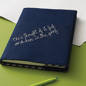 Personalised Men's Notebook By Handmade At Poshyarns ...