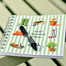 personalised garden notebook by amanda hancocks | notonthehighstreet.com