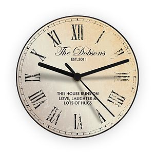 Personalised Clocks