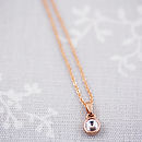Small Gemstone Necklace By J&S Jewellery | notonthehighstreet.com