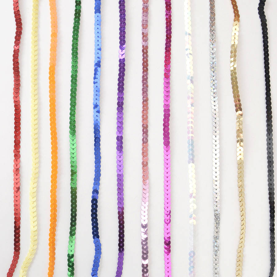 Sequin String Trim By Peach Blossom Notonthehighstreet