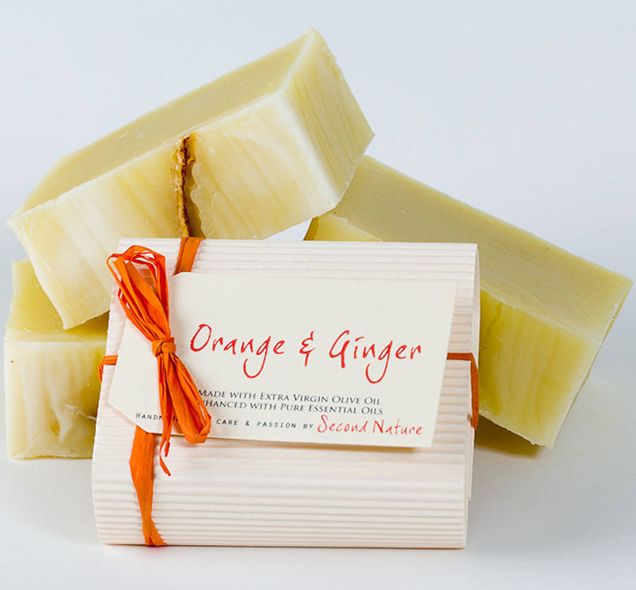 orange and ginger handmade soap by second nature soaps ...