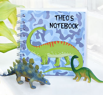 Dinosaur Notebook By Amanda Hancocks | notonthehighstreet.com