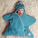 Star Fleece Baby Wrap By Tuppence And Crumble | notonthehighstreet.com