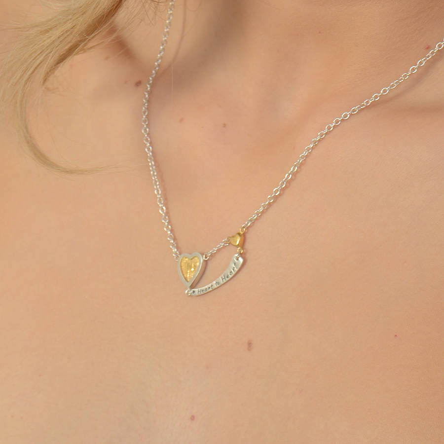 heart to heart engraved necklace by charlotte lowe jewellery ...