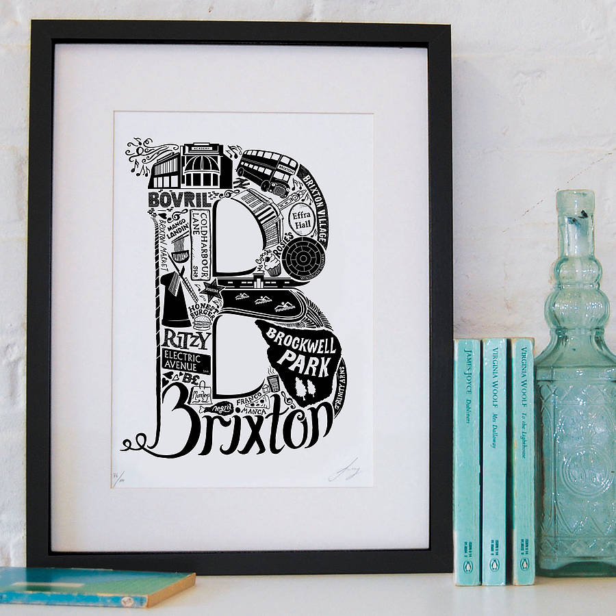 Single Black A3 Frame With A4 Off White Mount By Lucy Loves This 