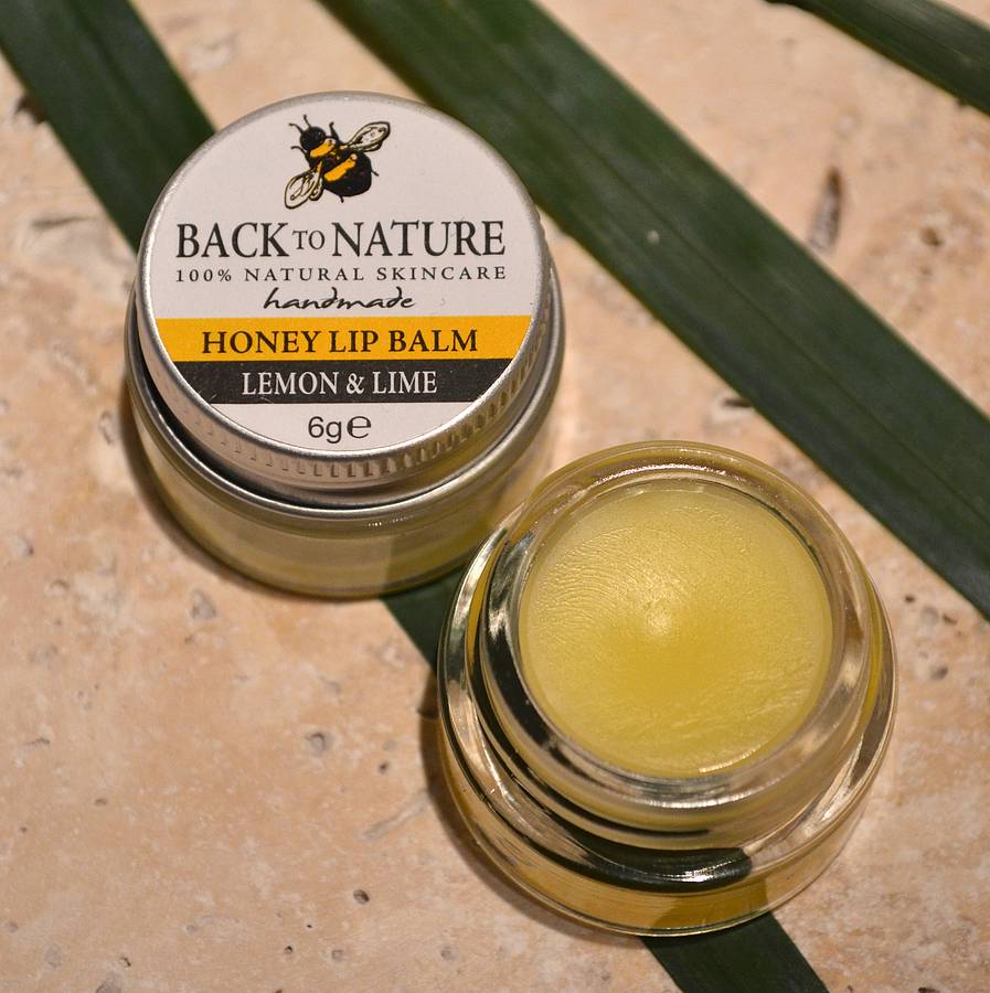 pack of two totally natural honey lip balms by back to nature skincare ...