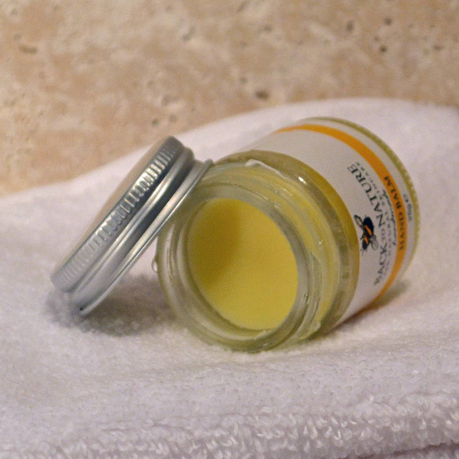 intensely moisturising natural hand balm by back to nature skincare ...