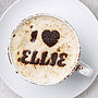 Personalised Heart Coffee Stencil By Sophia Victoria Joy ...