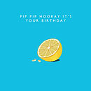 'pip Pip Hooray' Birthday Card By Loveday Designs | notonthehighstreet.com
