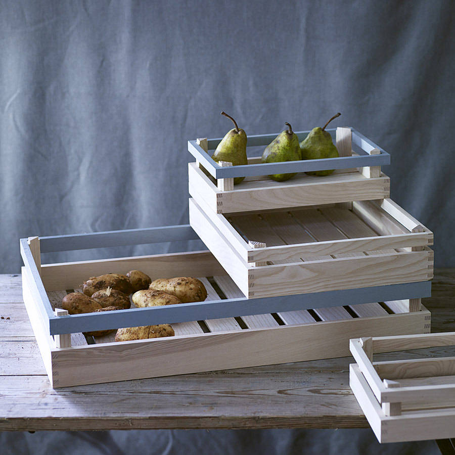 madly wooden storage crate by rowen & wren | notonthehighstreet.com