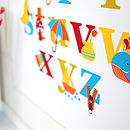 Personalised Children's Alphabet Print By Little Ink ...